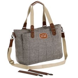 Little Story - Bronx Diaper Bag - Khaki