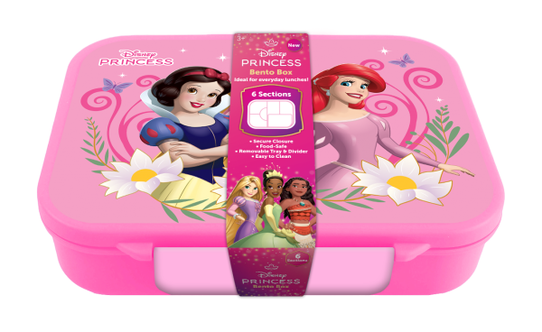 Buy Disney Princess Lunch Bento Box - 6 Dividers - in UAE | ToysUAE