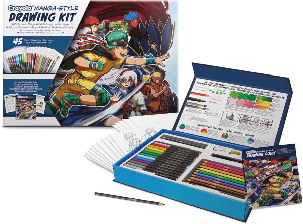 Buy Crayola Learn to Draw Manga Drawing Kit | ToysUAE