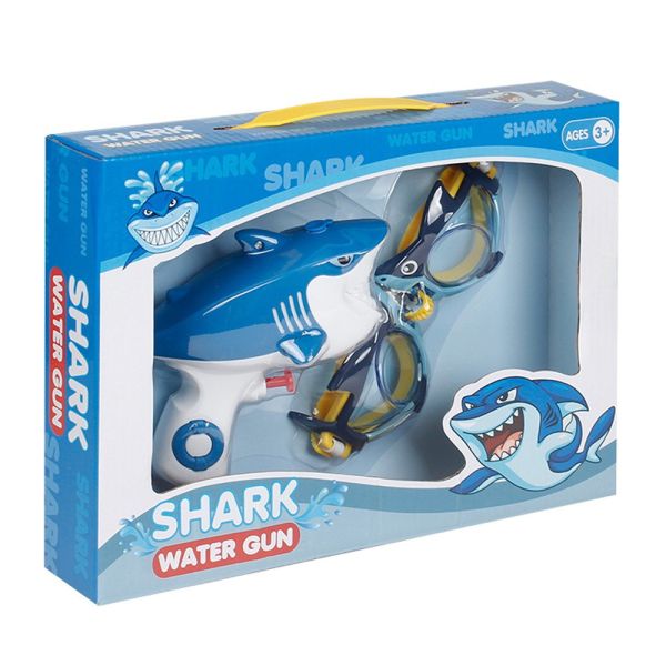 Stem - Shark Water Gun with Shark Shape Mirror - Blue Color