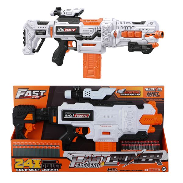 Stem - Fast Pioneer Electric Gun - Foam Bullet Blaster with 24X Bullet ...