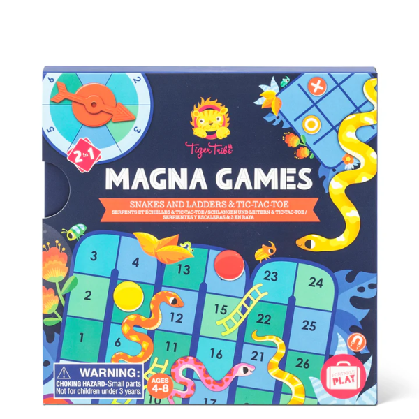 Tiger Tribe - Magna Games - Snakes & Ladders + Tic Tac Toe