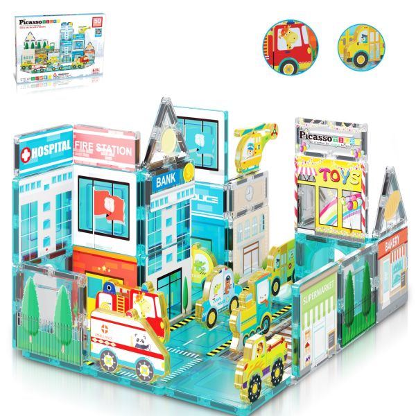 Buy Picasso – Magnetic 3D Metro City – 50 Pcs in UAE | TOYSUAE