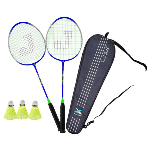 Jaspo - Badminton Racquet w/ Bag And 3 Plastic Shuttle Corks