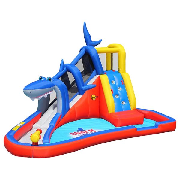 Buy Happy Hop - Shark Cave Adventure Inflatable Water Slide| ToysUAE