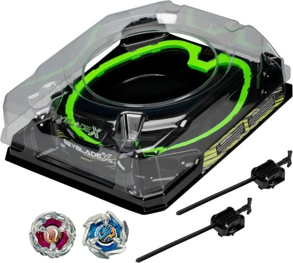 Beybattle Burst - Beyblade X Xtreme Beystadium Battle Set With 2 Right ...